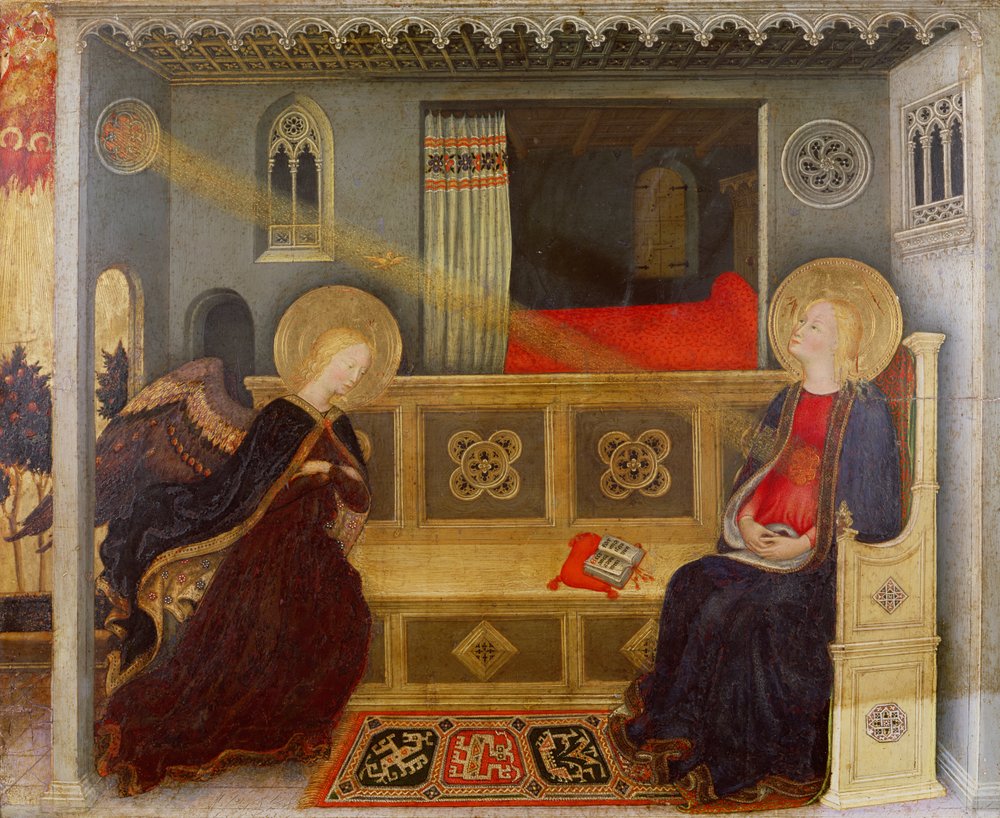 The Annunciation by Gentile da Fabriano: Fine art print